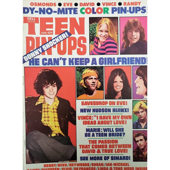 Reese Publishing Co. | Other | Teen Pinups Michael Jackson Elvis Presley David Cassidy Susan Dey ...